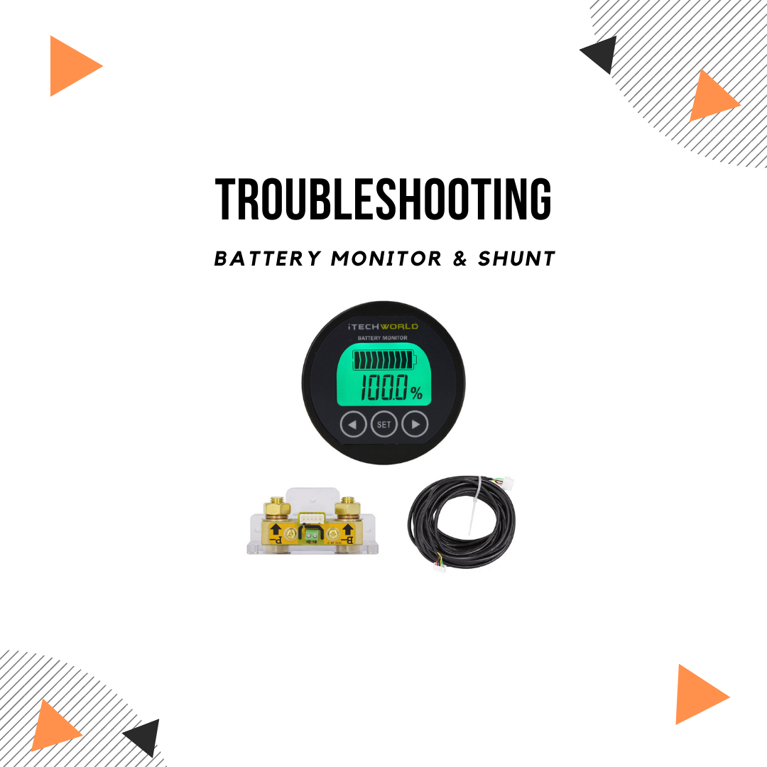 Troubleshooting iTechworld Battery Monitors & Shunts - iTechworld