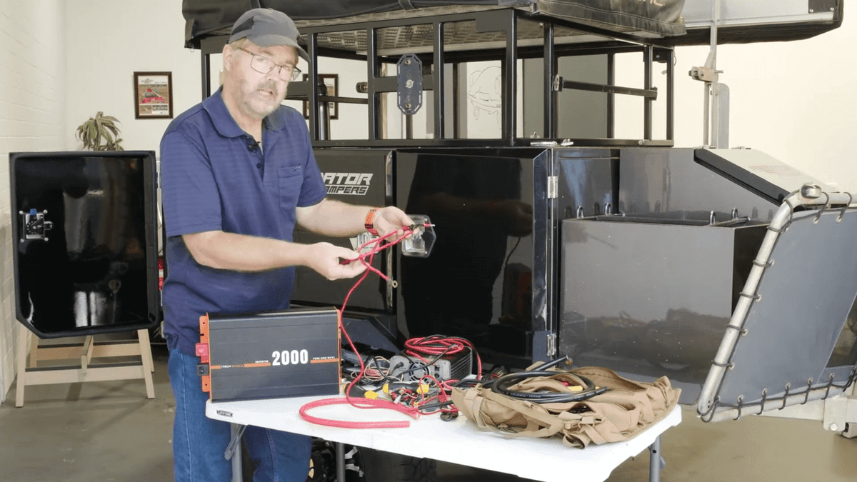 Ray Cully Installs The iTechworld 2000W Pure Sine Wave Inverter ...