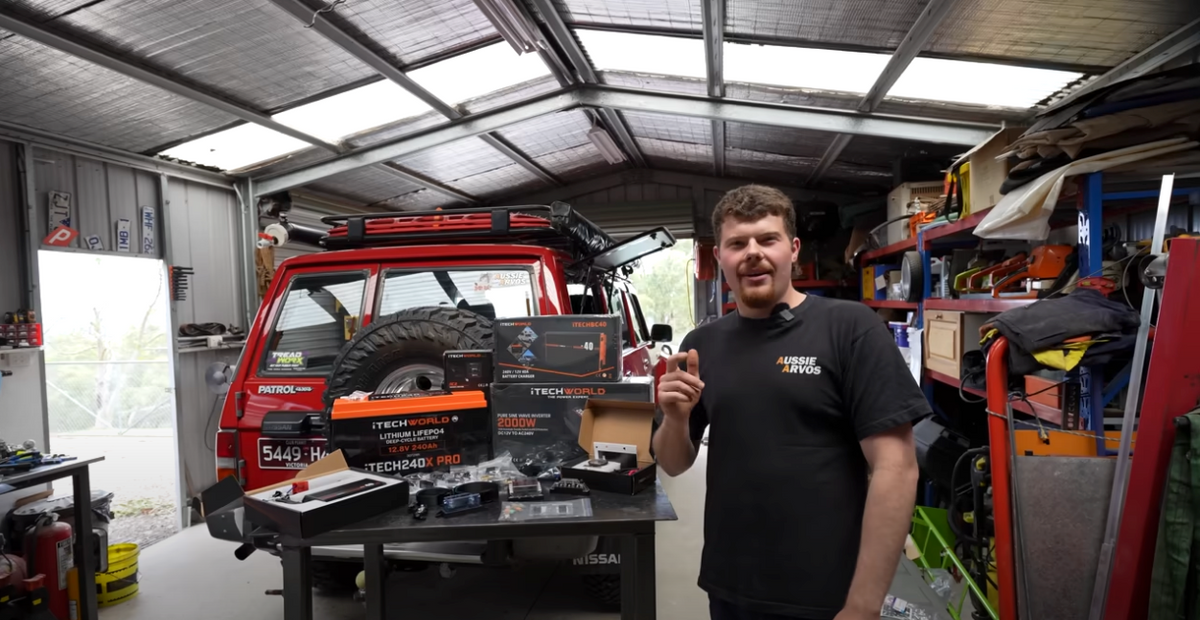 Aussie Arvo's builds a custom 12v Lithium System for their 4WD using i