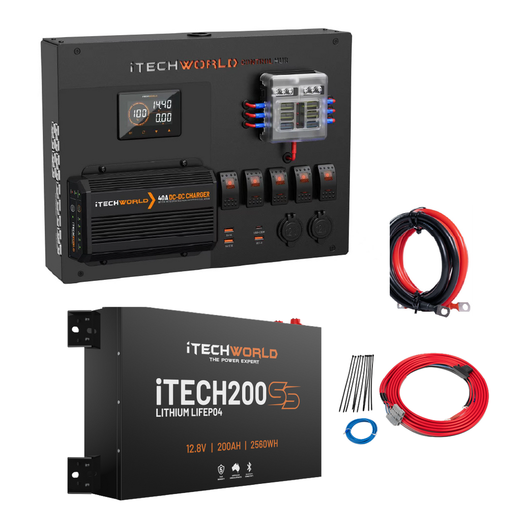 iTechworld Control Hub Kit with 40A DCDC Charger and iTECH120X PRO
