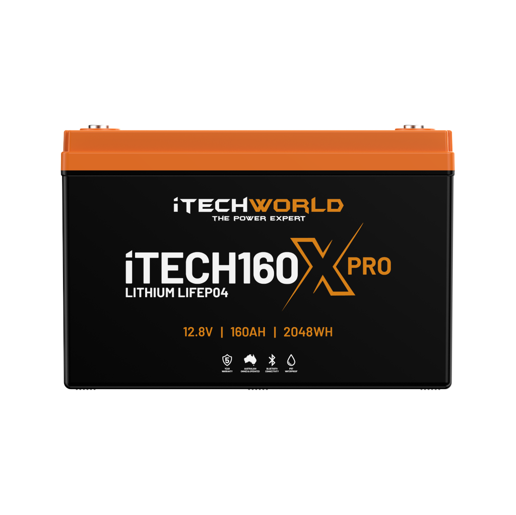 iTECH160X PRO Deep Cycle Lithium Battery with Bluetooth LiFePO4 160Ah