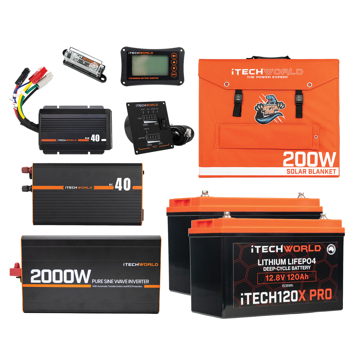 240Ah Lithium Caravan Kit