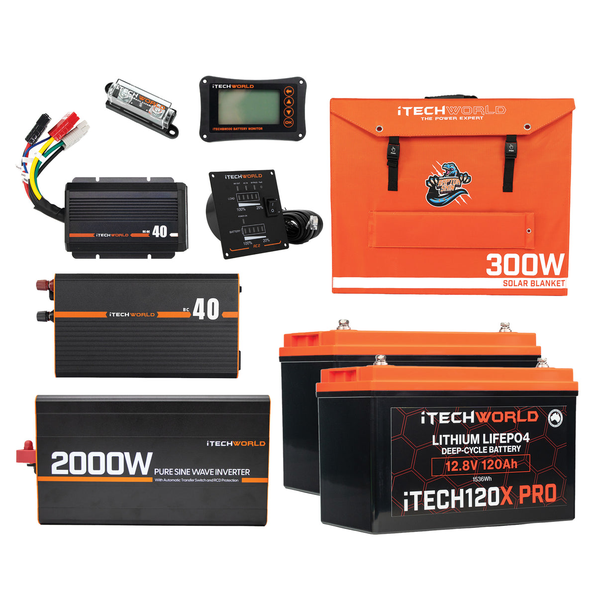 240Ah Lithium Caravan Kit