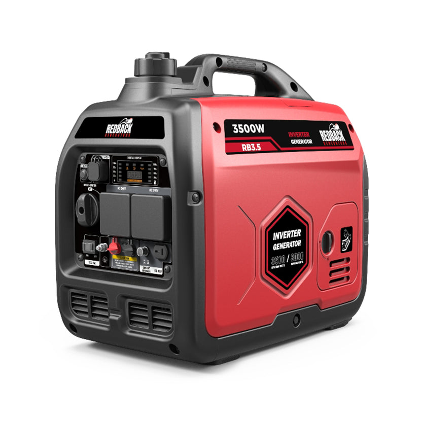 Redback RB3.5 Portable Inverter Generator 3500W 3.5KVA