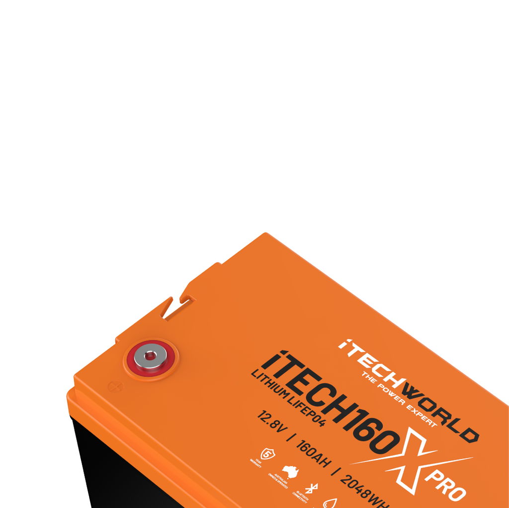 iTECH160X PRO Deep Cycle Lithium Battery with Bluetooth LiFePO4 160Ah