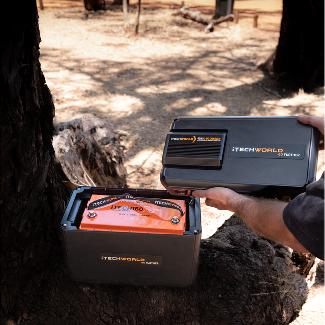 Premium GoFurther Dual Battery System with iTECHDCDC40 Battery Charger ...