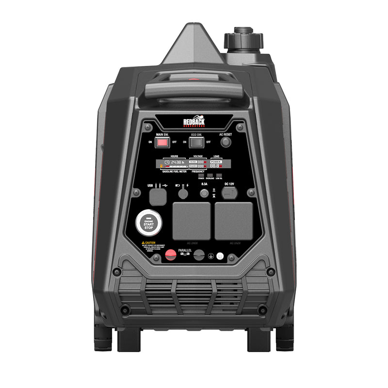 Redback RB4.5 Portable Inverter Generator 4500W 4.5KVA