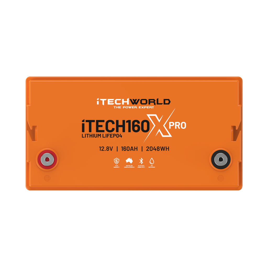 iTECH160X PRO Deep Cycle Lithium Battery with Bluetooth LiFePO4 160Ah
