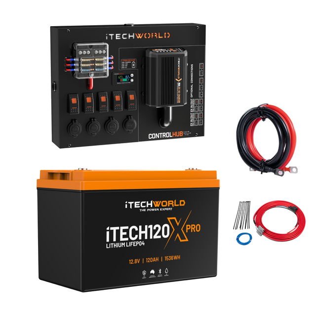 iTechworld Control Hub Kit with 25A DCDC Charger and iTECH120X PRO