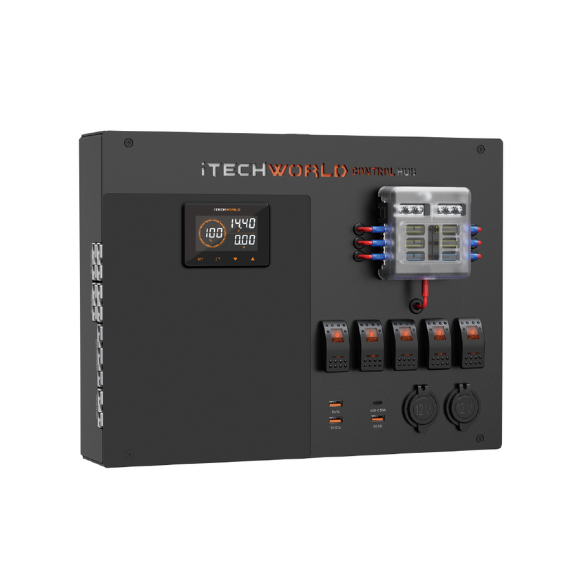 iTechworld Premium Control Hub with Battery Monitor and 500A Shunt