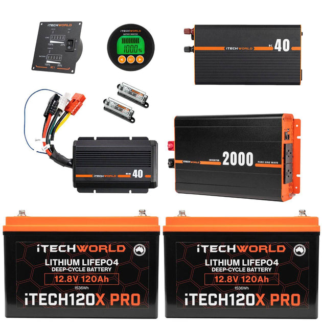 Caravan 12v Lithium Battery Systems - Buy Online - iTechworld