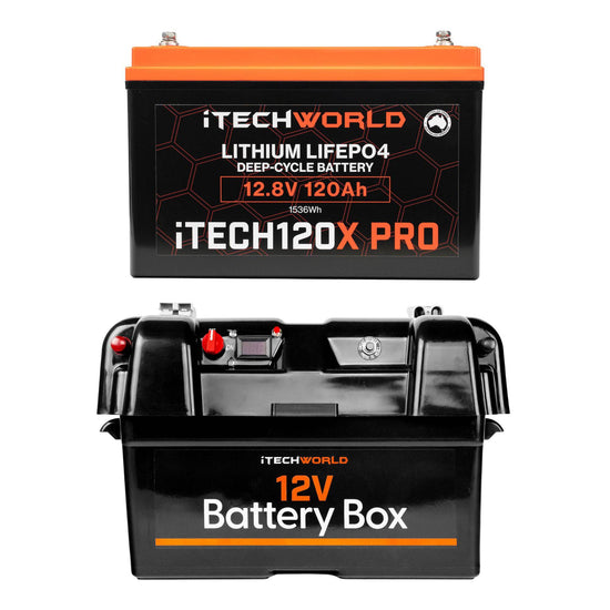 iTECH120X and Battery Box Dual Battery System 105Ah