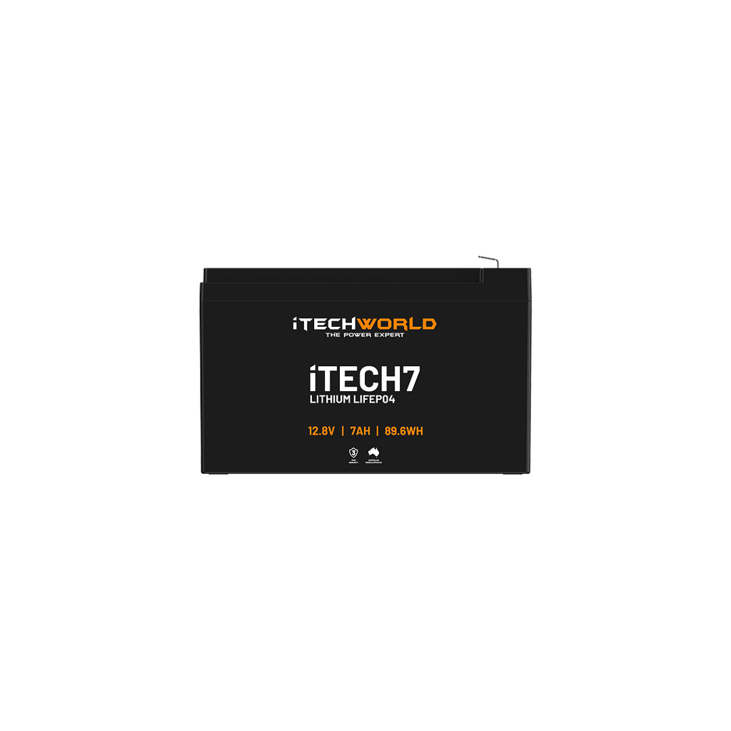 iTECH7 Deep Cycle Lithium Battery LiFePO4 7Ah | iTechworld