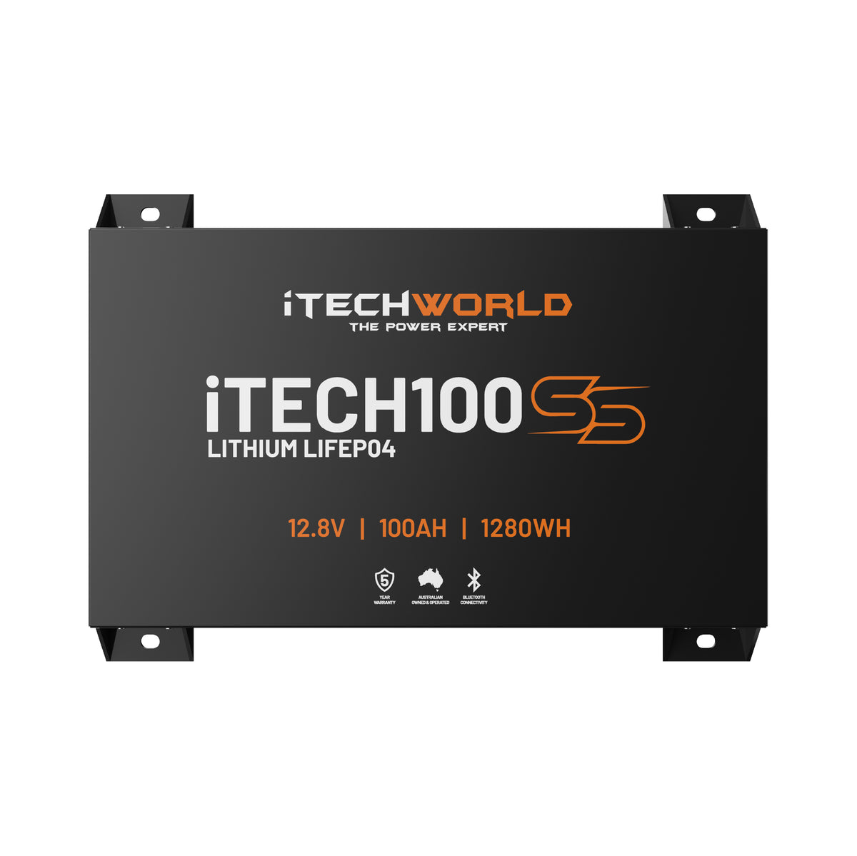iTECH100SS 12v 100Ah Super Slim Lithium Battery with Bluetooth