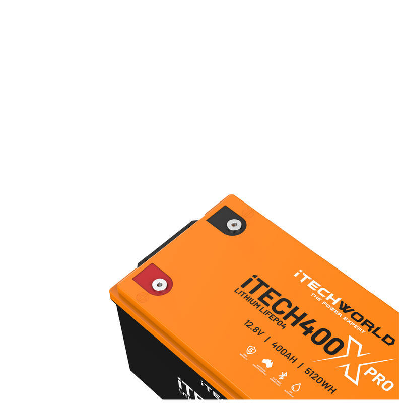 iTECH400X PRO 400Ah Lithium Deep Cycle Battery with Bluetooth LiFePO4 ...