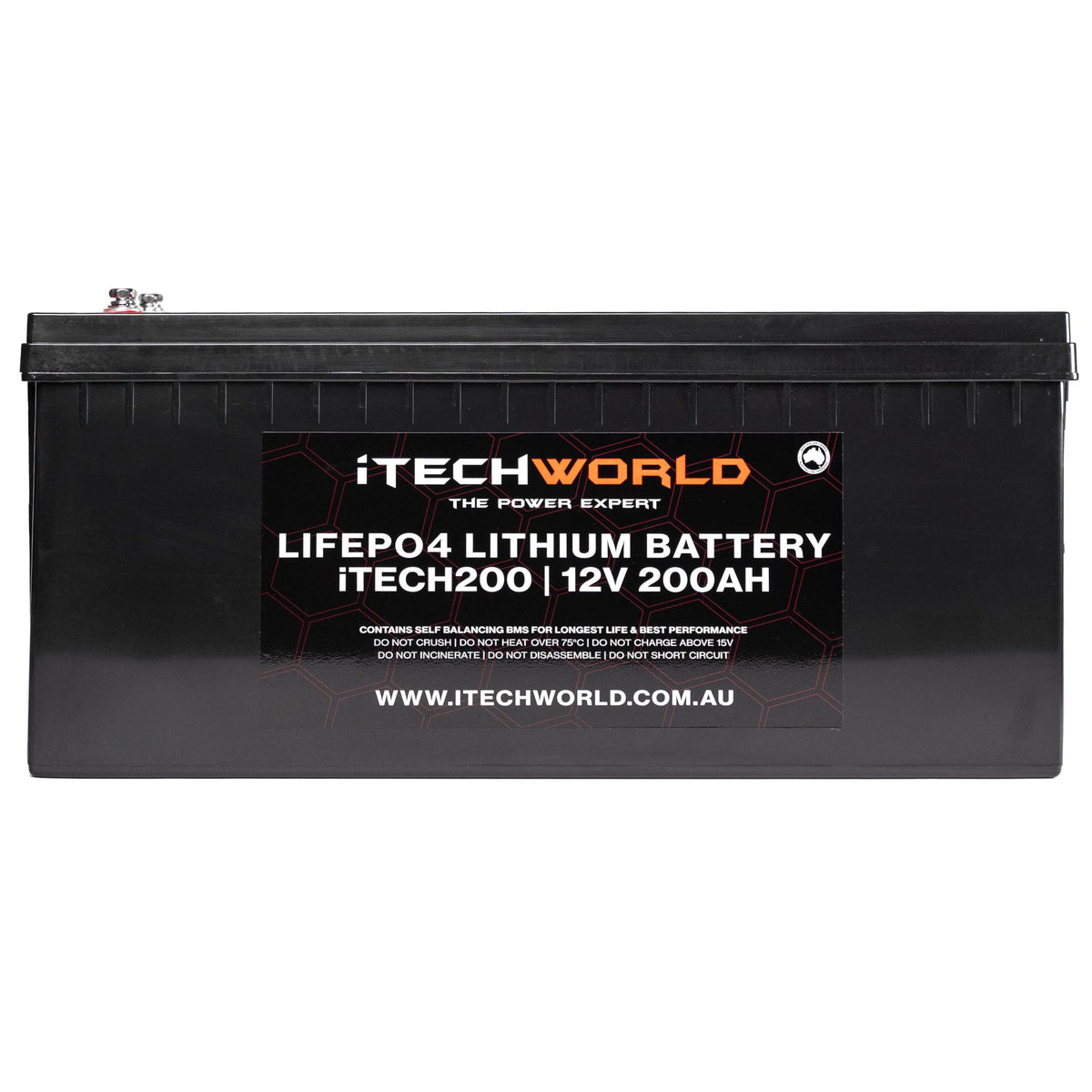 200Ah Lithium Battery iTECH200 12v LiFePO4 Deep Cycle– iTechworld